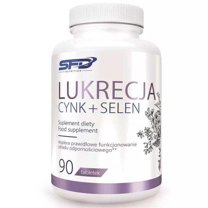SFD Lukrecja Cynk + Selen Suplement Diety 90 Tabletek - sklep Cocolita