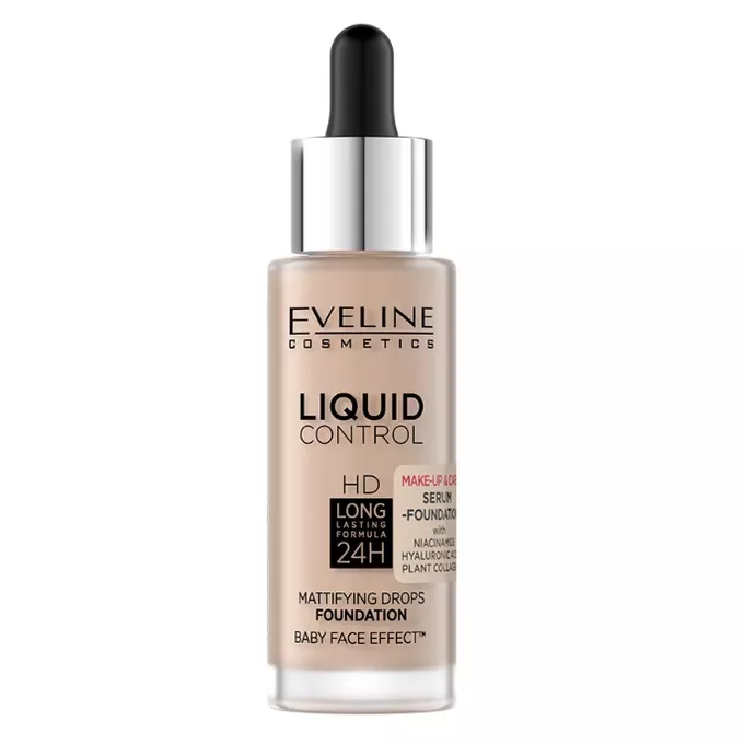 Eveline Podkład Liquid Control 003 Ivory Beige - sklep Cocolita