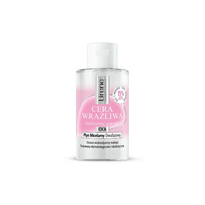 Lirene Cera Wrażliwa Dwufazowy Płyn Micelarny 125ml - sklep Cocolita