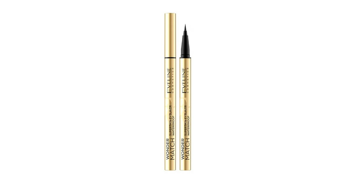 Eveline Wonder Match Eyeliner w Pisaku Deep Black - sklep Cocolita