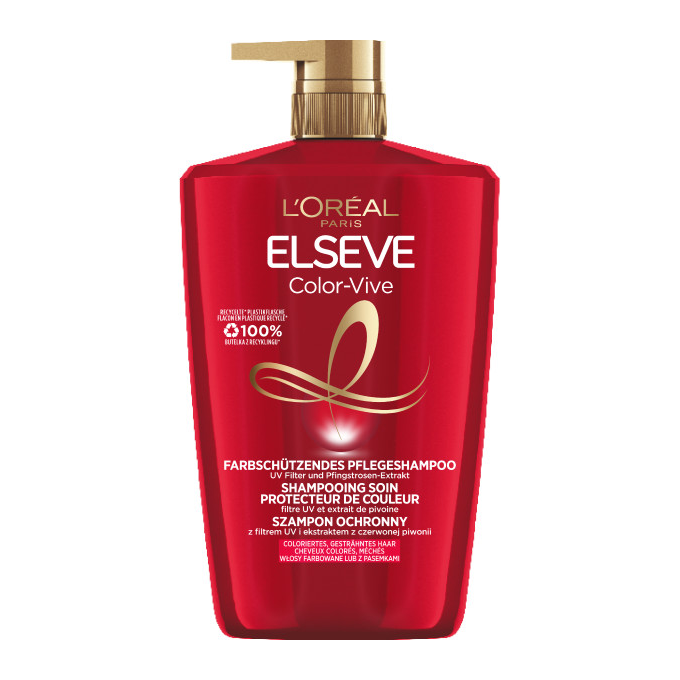 Loreal Elseve Color-Vive Szampon do Włosów Farbowanych 1l - sklep Cocolita