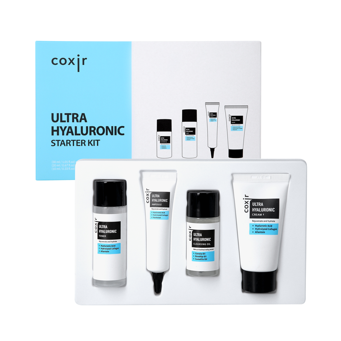 Coxir Ultra Hyaluronic Starter Kit Nawilżający Zestaw do Pielęgnacji ...