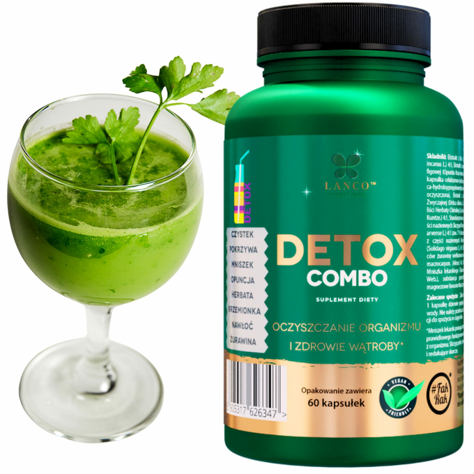Lanco Nutrutions Detox Combo Suplement Diety 60 Kapsułek - sklep Cocolita