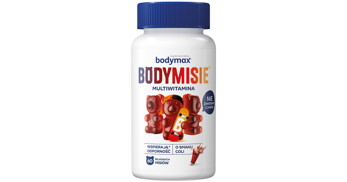 Bodymax Bodymisie Multiwitamina Suplement Diety o Smaku Coli 60 Sztuk ...