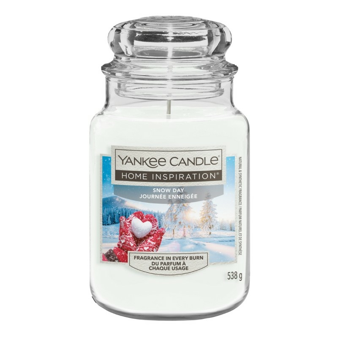Yankee Candle Świeca w Dużym Słoiku Snow Day - sklep Cocolita