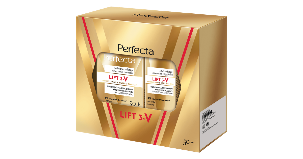 Perfecta Lift 3-V Zestaw Kosmetyków do Pielęgnacji Twarzy 50+ - sklep ...