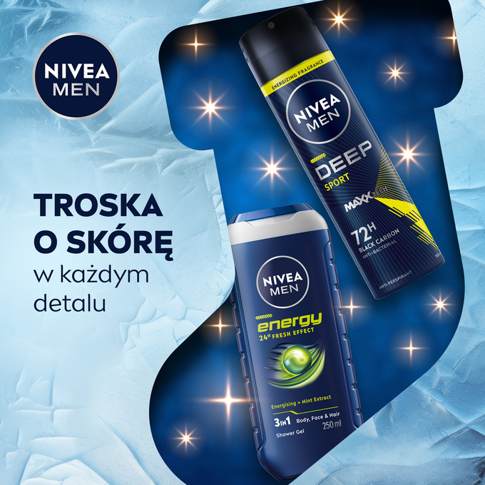 NIVEA Men Zestaw Prezentowy Energy Boost Revitalizing Duo - sklep Cocolita