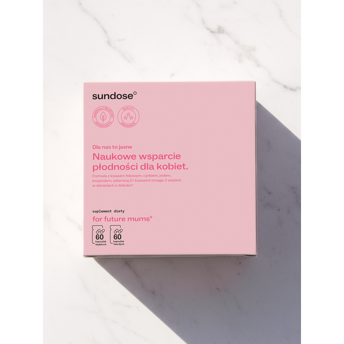 Sundose For Future Mums Suplement Diety 2x60 Kapsułek - sklep Cocolita