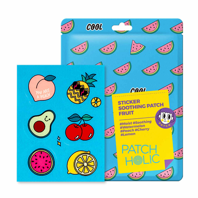 Patch Holic Sticker Soothing Patch Fruit Łagodzące Płatki Hydrożelowe ...